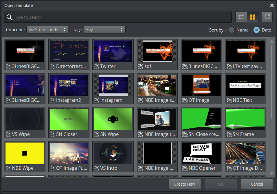 Creating and Managing Templates - Template Builder